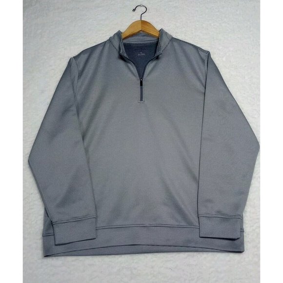 Hickey Freeman | Sweaters | Hickey Freeman Sweater Mens Xl Gray 4 Zip ...